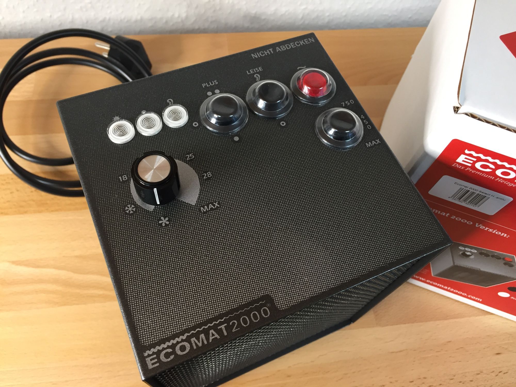 Ecomat 2000 Select Hochsee Heizung anthrazit