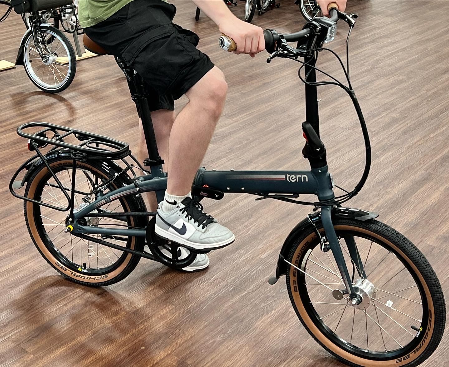 Tern Link D7i Licht Komfort Faltrad Klapprad Marine-Sales