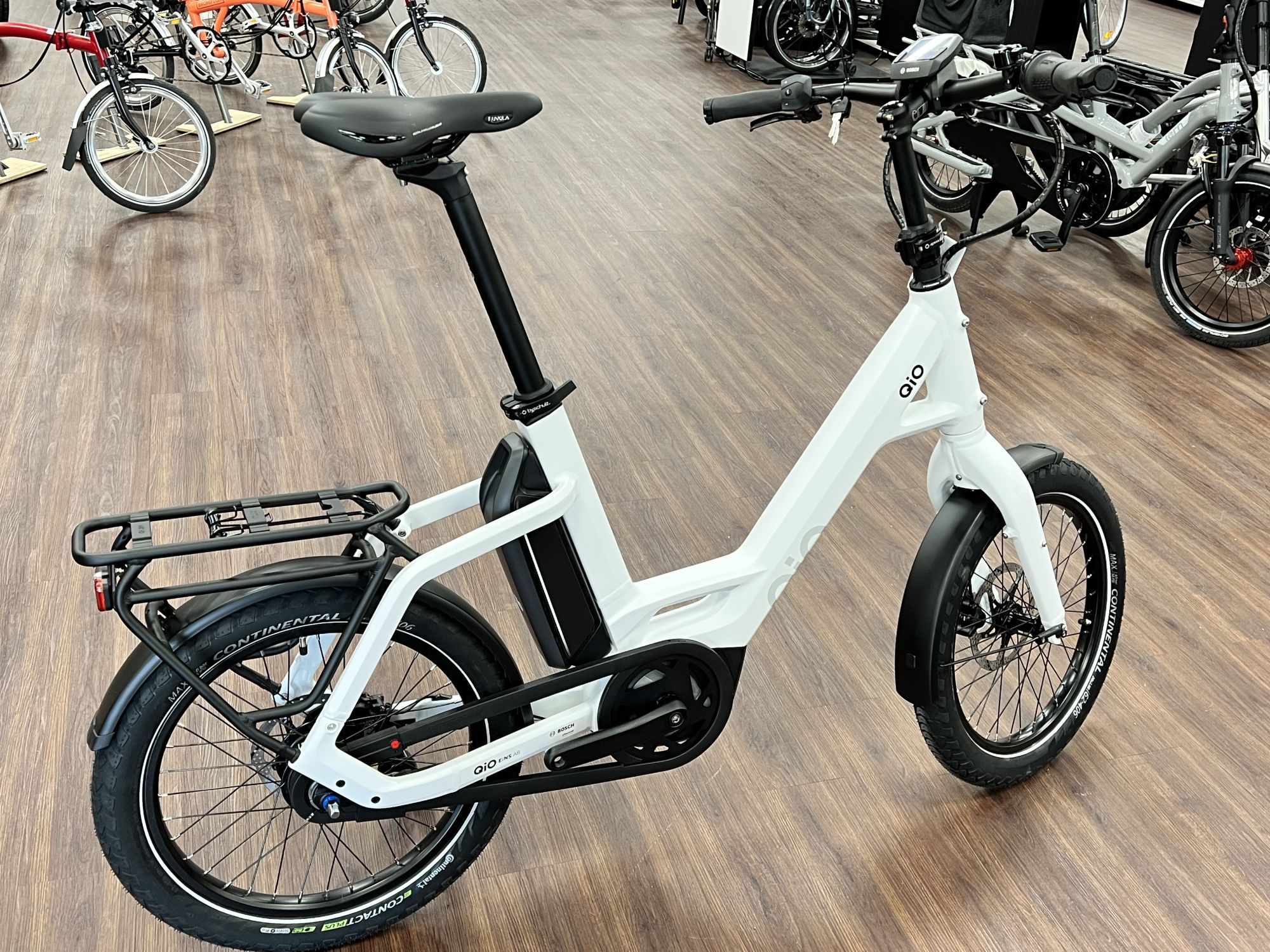 QiO EINS A-8R Riemenantrieb crystal weiss Kompaktrad - Pedelec