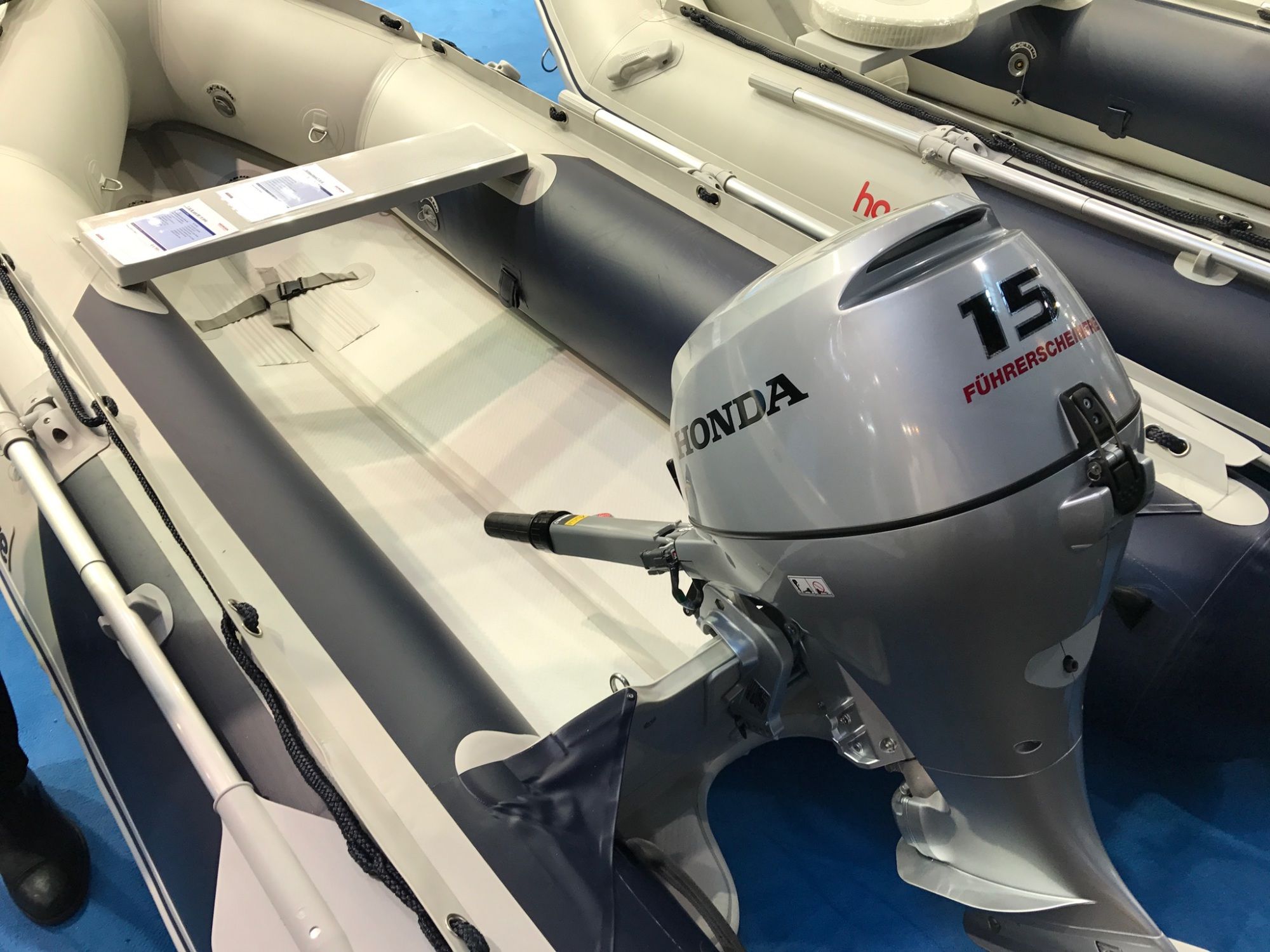 Honda Honwave T 32 IE3 Modell 2022 + BF 15 SHU Aussenborder