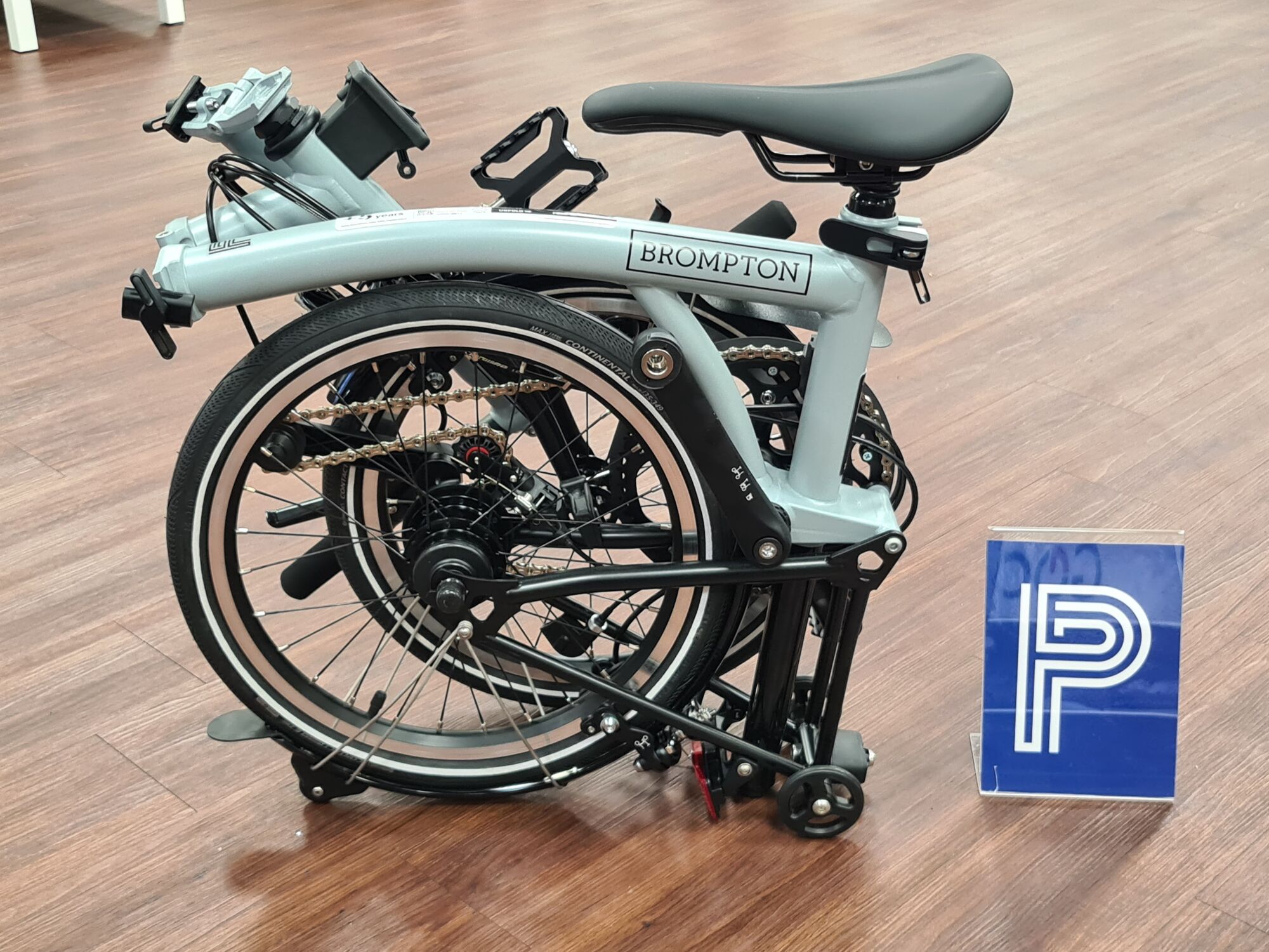Brompton P Line 12-Gang Lunar Ice S-Lenker Marine-Sales