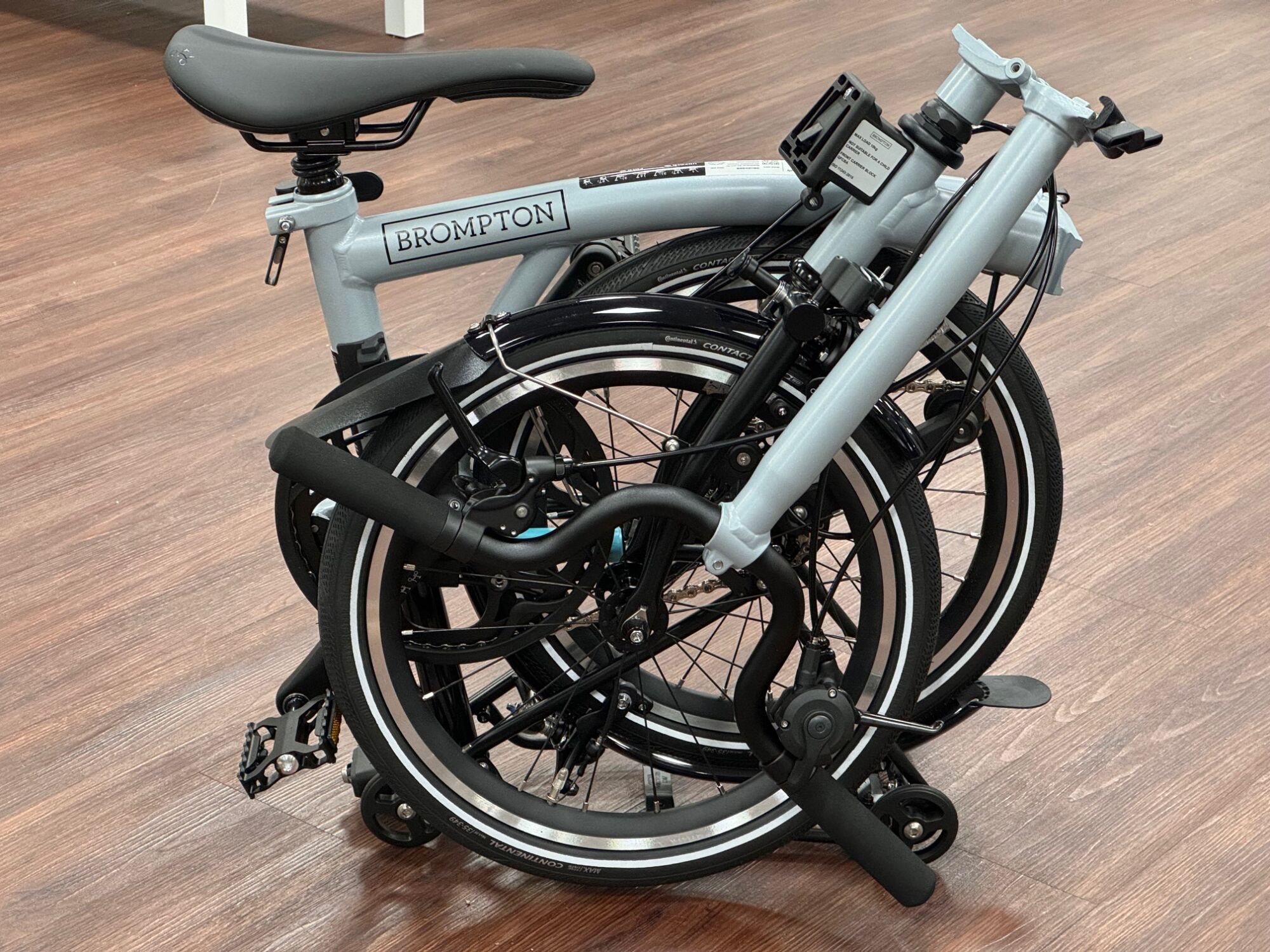 Brompton P Line Lunar Ice Hoher Lenker