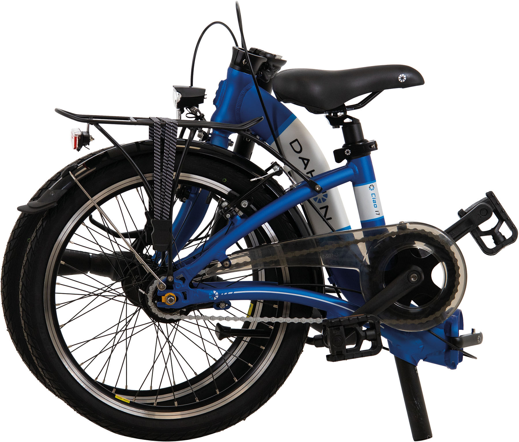 Dahon Ciao i7U Blau Tiefeinsteiger mit Licht und Rücktrittbremse Marine ...