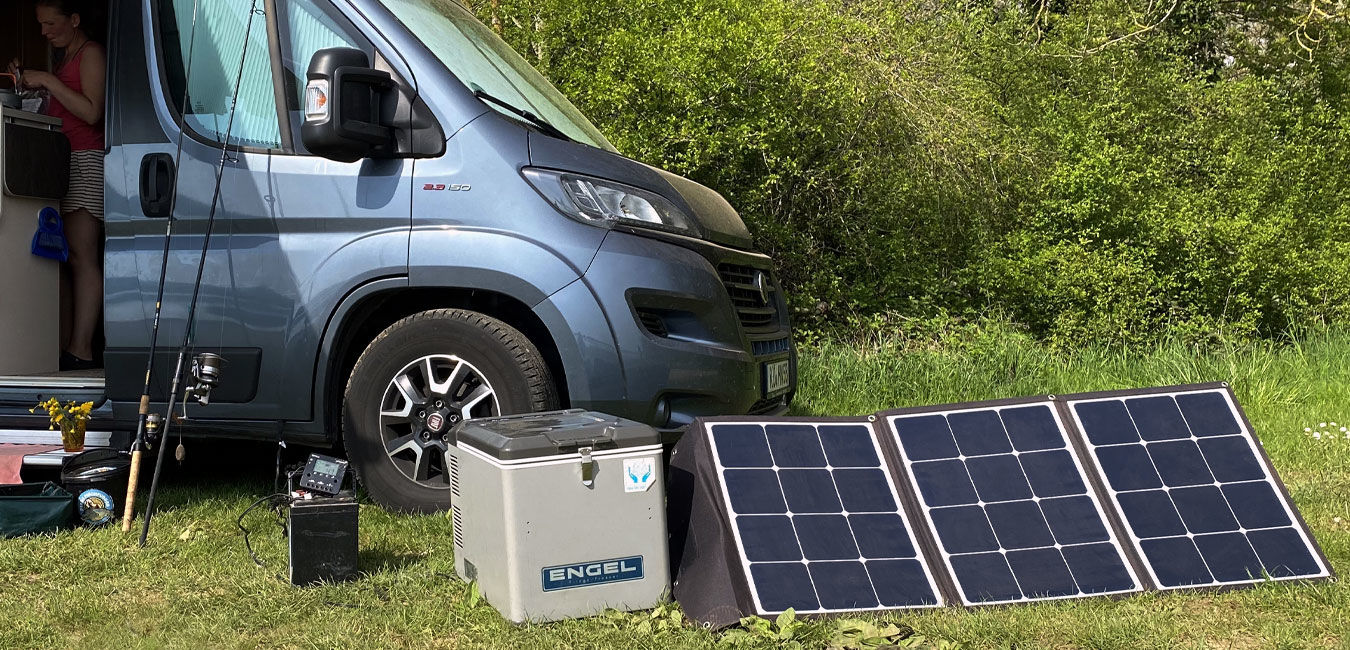 Engel Solarmodul Set 3x45= 135Watt Photovoltaik inkl Kabel Marine-Sales