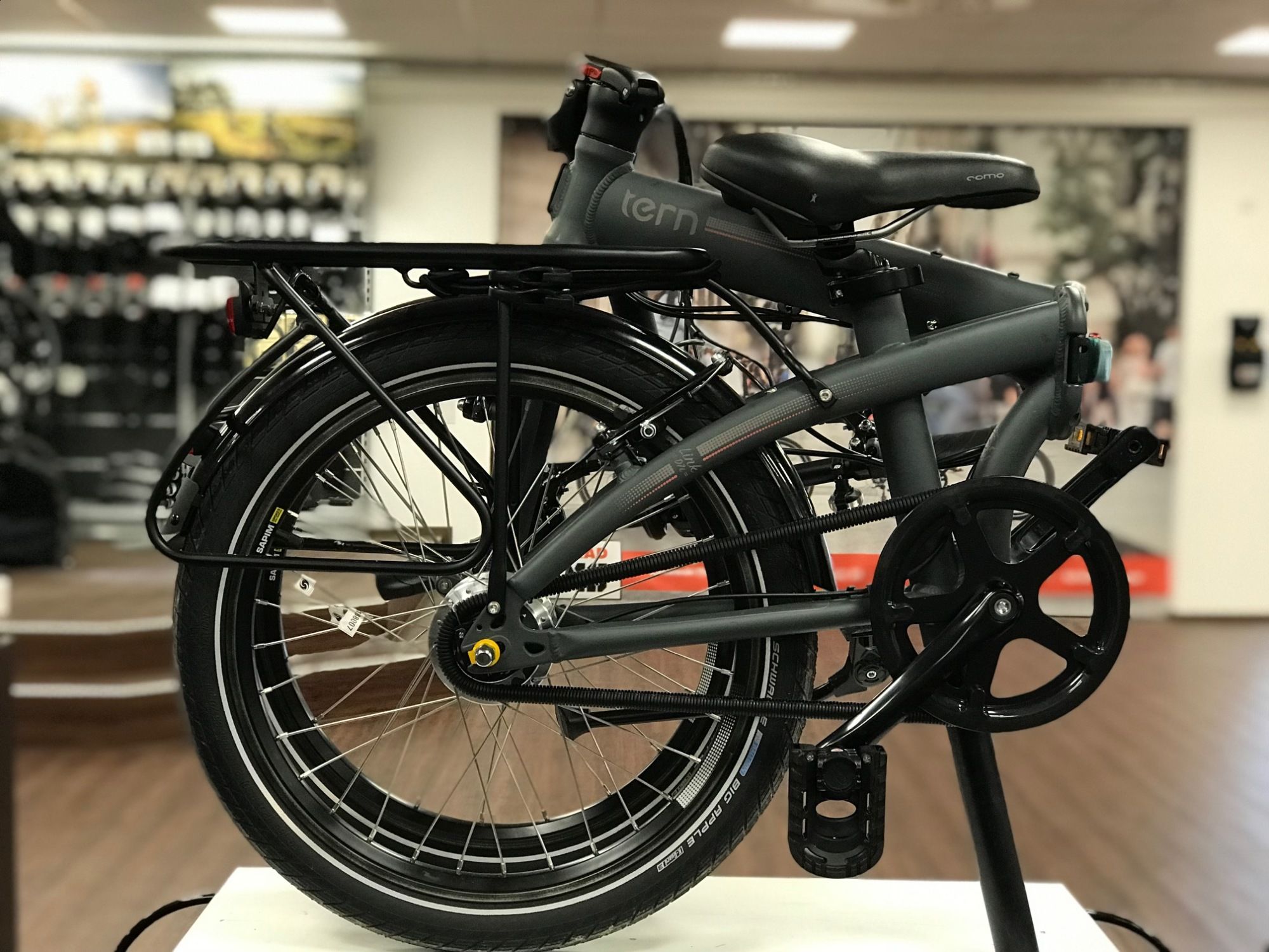 Tern Link D7i Licht Komfort Faltrad Klapprad Marine-Sales